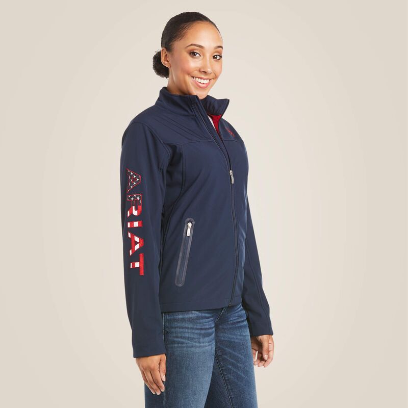 10028257 Team softshell navy