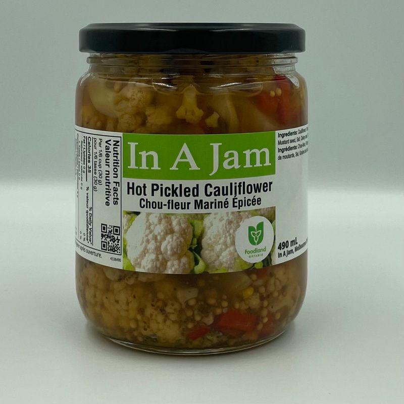 Hot Pickled Cauliflower