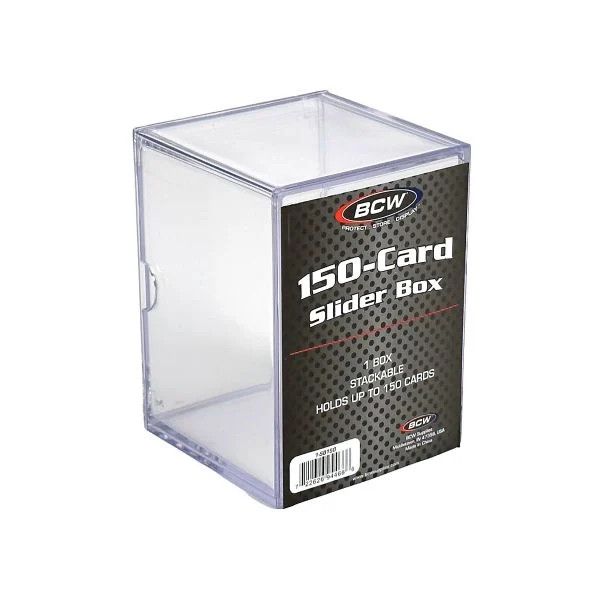 BCW 150-Card Slider Box