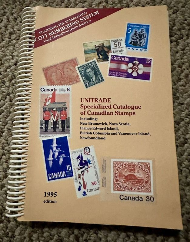 Unitrade (737) Unitrade Specialized Catalogue of Canadian Stamps, 1995 ...