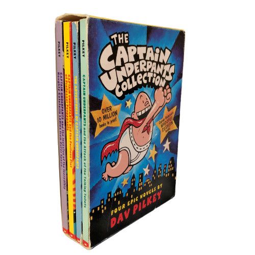 Pilkey, Dav (KF) Captain Underpants Boxed Set (Books 1-4)