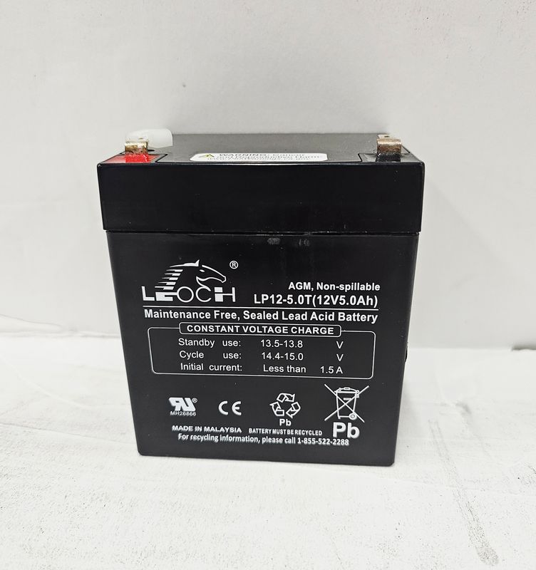 LP12-5.0T Leoch 12V 5Ah F1