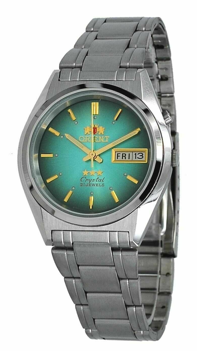 reloj hombre automático Orient Tristar FEM0501LF verde acero