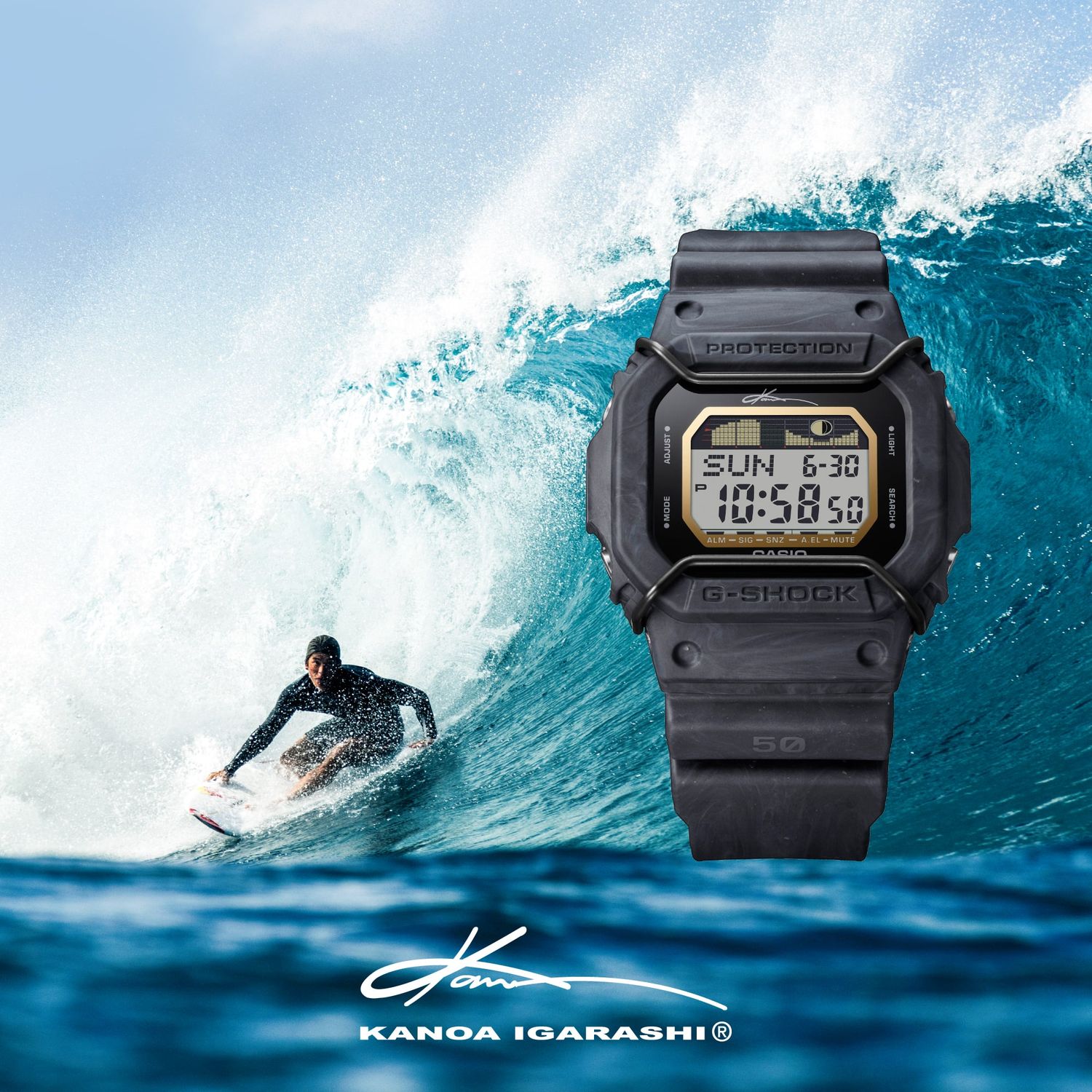 Casio G-Shock Digital KANOA IGARASHI SIGNATURE MODEL GLX-5600KB-1JR JDM ...