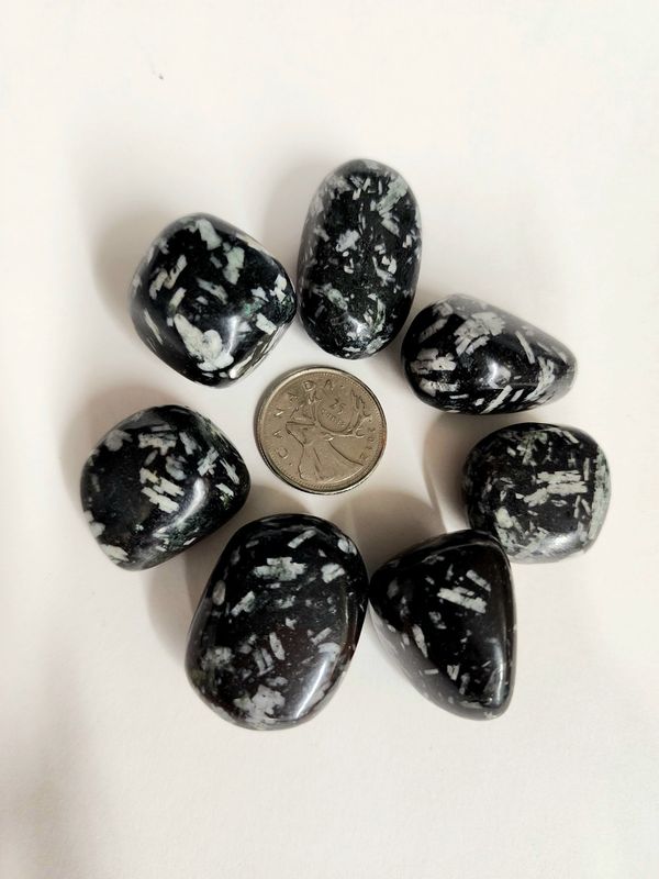 Chinese Writing Stone Tumbled