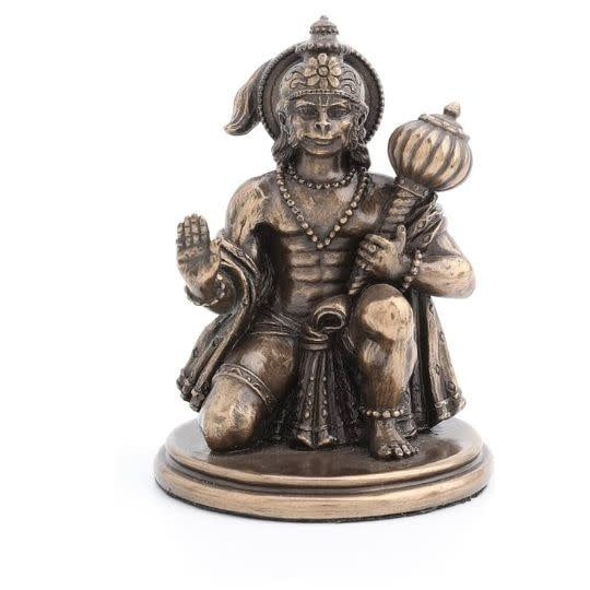 Hanuman Half Kneeling Statue - 3.5"