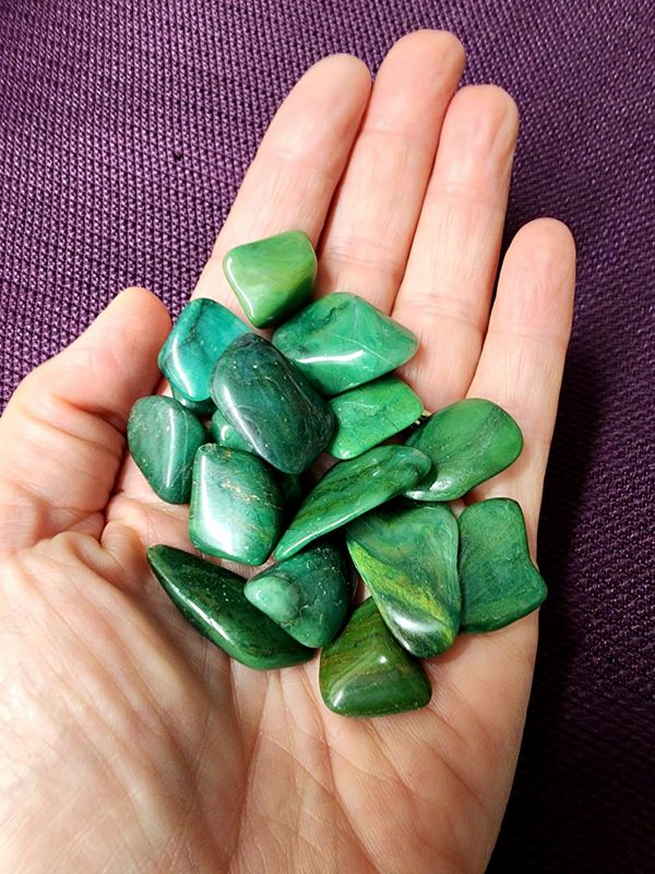 African Jade Buddstone Tumbled