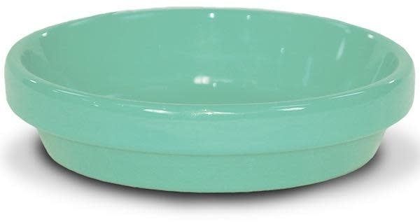 8" Saucer Glazed Sage Green