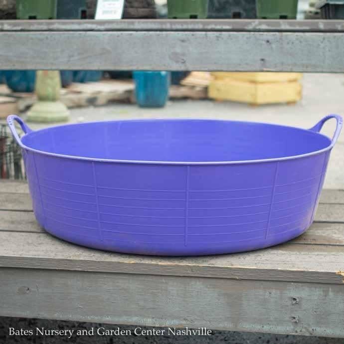 9.2Gal/35L Tubtrug Flexible Large Shallow Bucket - Purple