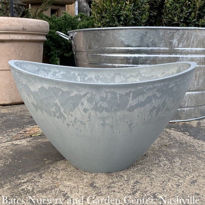 Pot Swoop Pot 16x12x9 Lt Wt Cement PSW Arcadia