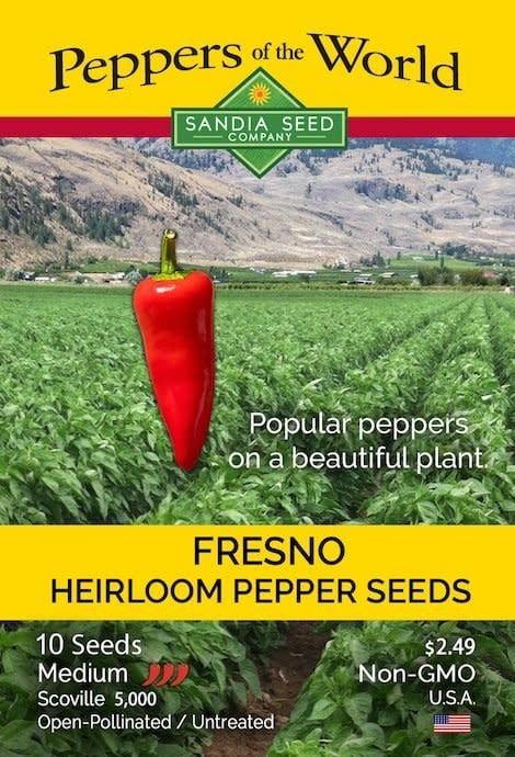 Seed Pepper Fresno Heirloom - Capsicum annuum