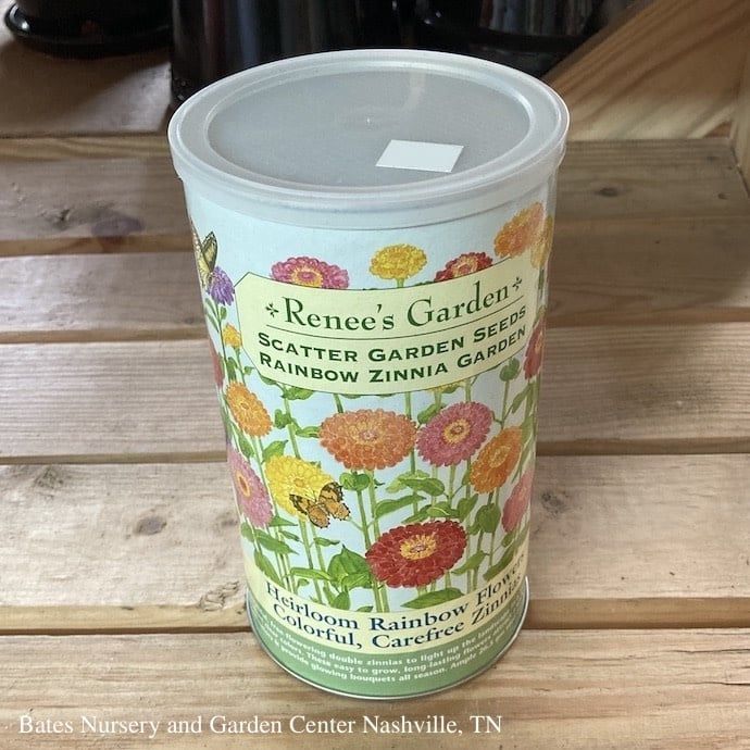 Seed Scatter Garden Rainbow Zinnias Renee's Seeds