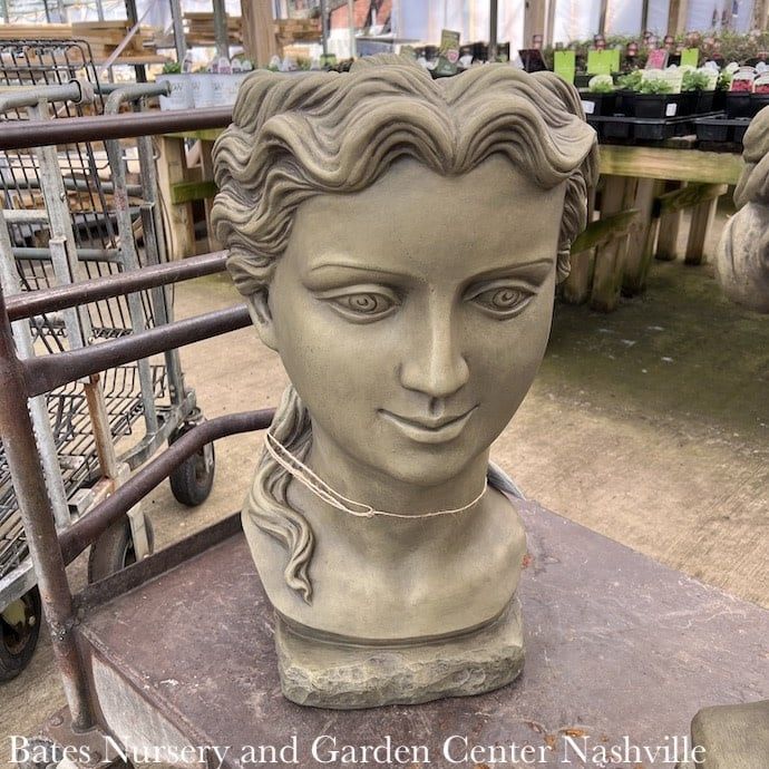Pot Bust - Goddess Planter 27"h Concrete