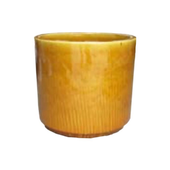 Pot Winston Cylinder Planter Med 13x11 Gold