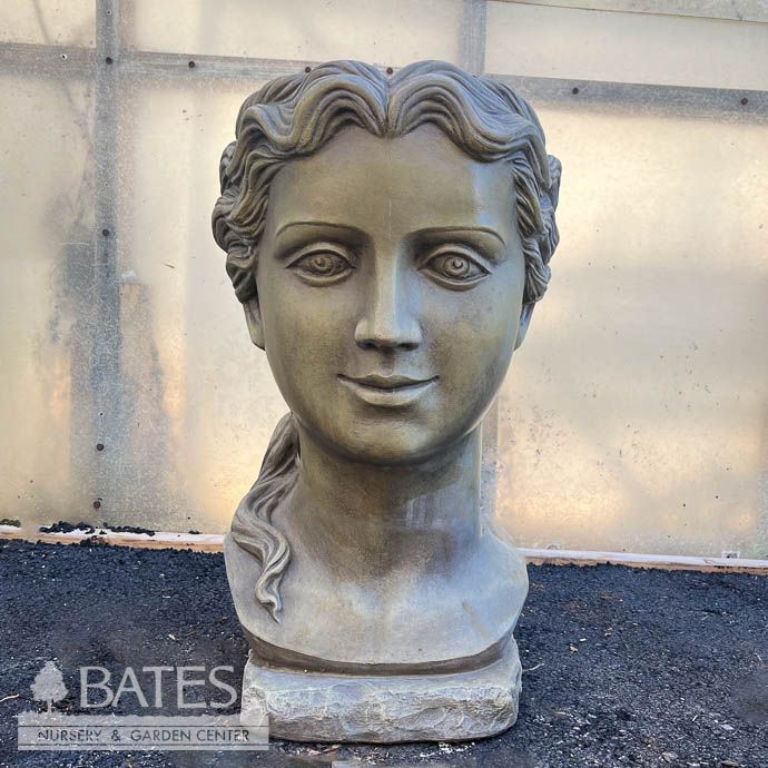 Pot Bust - Goddess Planter 27"h Concrete
