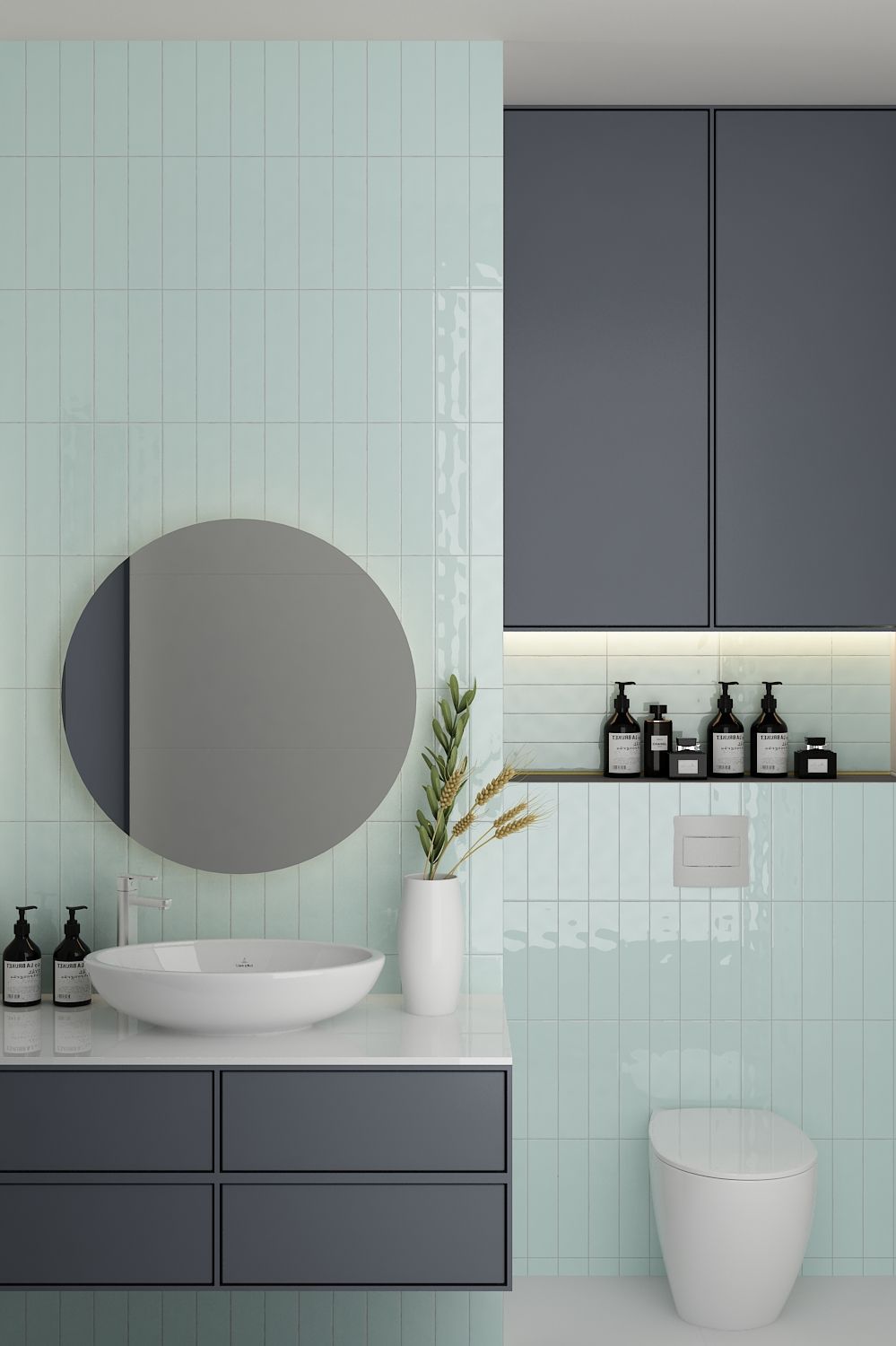 Boulevard Mint Gloss 3x12 Glazed Ceramic Tile - Our Tile - - Tile Town