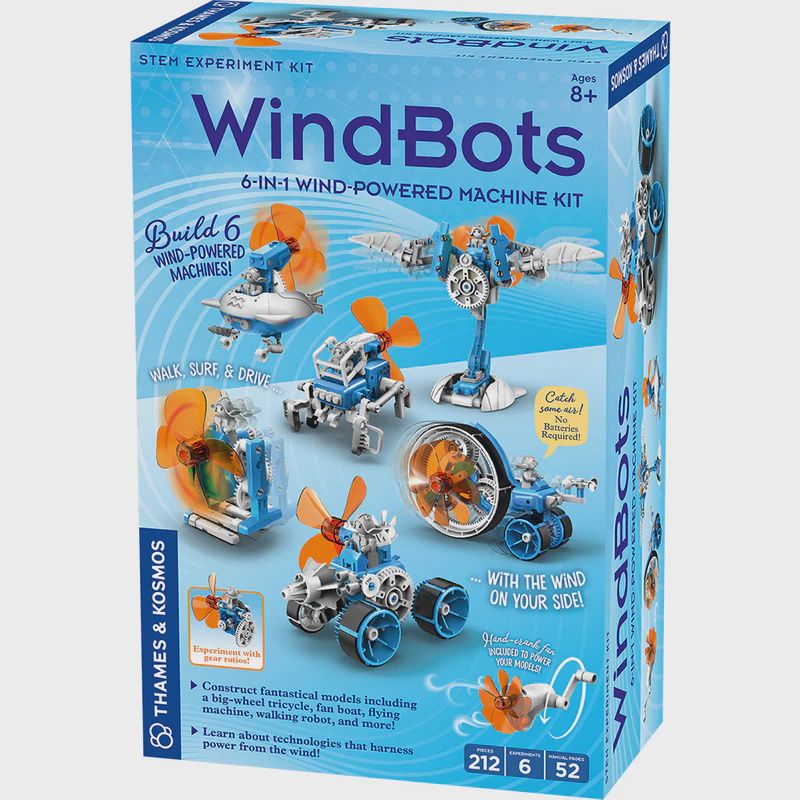 WindBots: 6-in-1 Wind-Powered Machine Kit – Thames & Kosmos