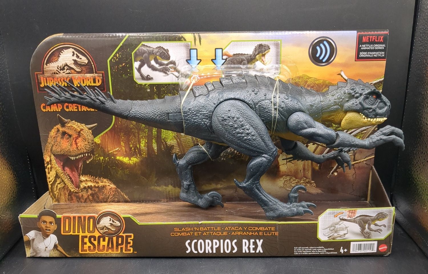 MattelJurassic World Camp Cretaceous Scorpios Rex Figure