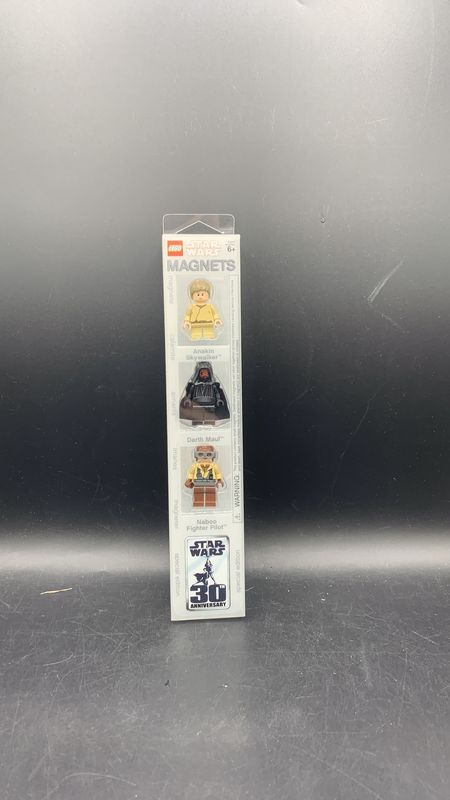 Lego Star Wars Magnets Anakin Skywalker, Darth Maul Naboo Fighter Pilot ...