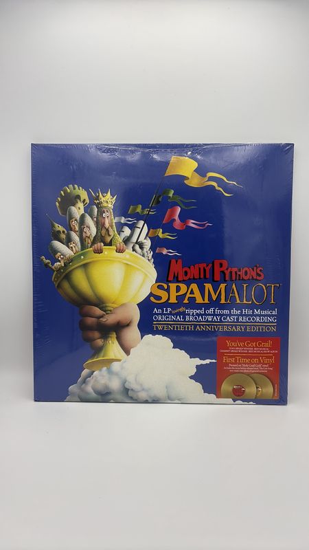 Vinyl Record | Monty Pythons | Spamalot Holy Grail Gold LP