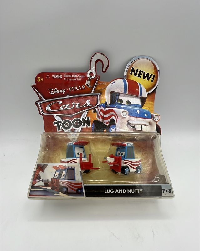 Mattel Disney Pixar Cars Toon Lug and Nutty #7 & 8