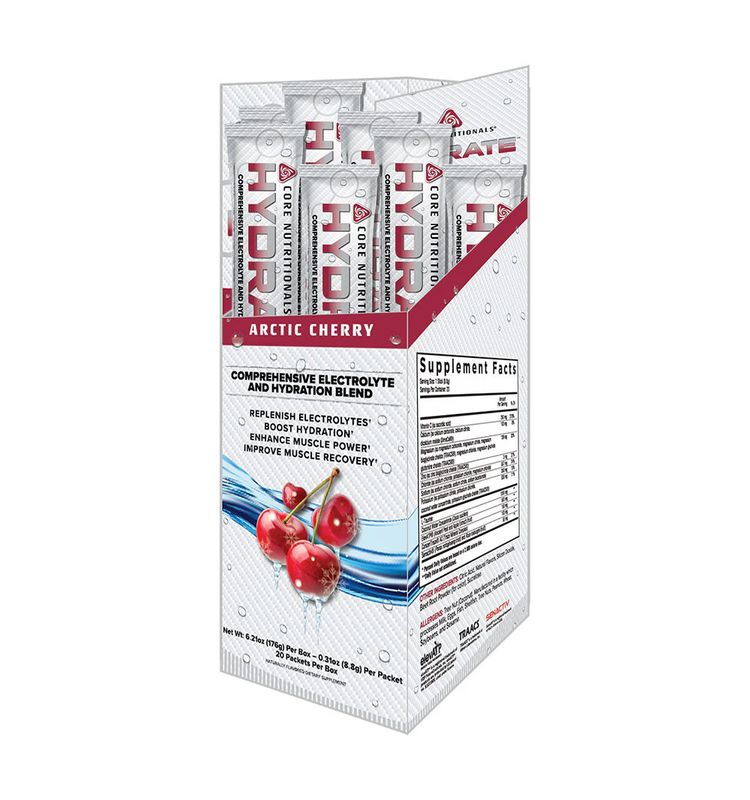 Core Nutritionals Hydrate (20 packets) - arctic cherry