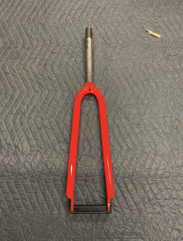 Denali 700 Threaded Hybrid Bicycle Fork (Orange) 7 3/4” Steer Tube