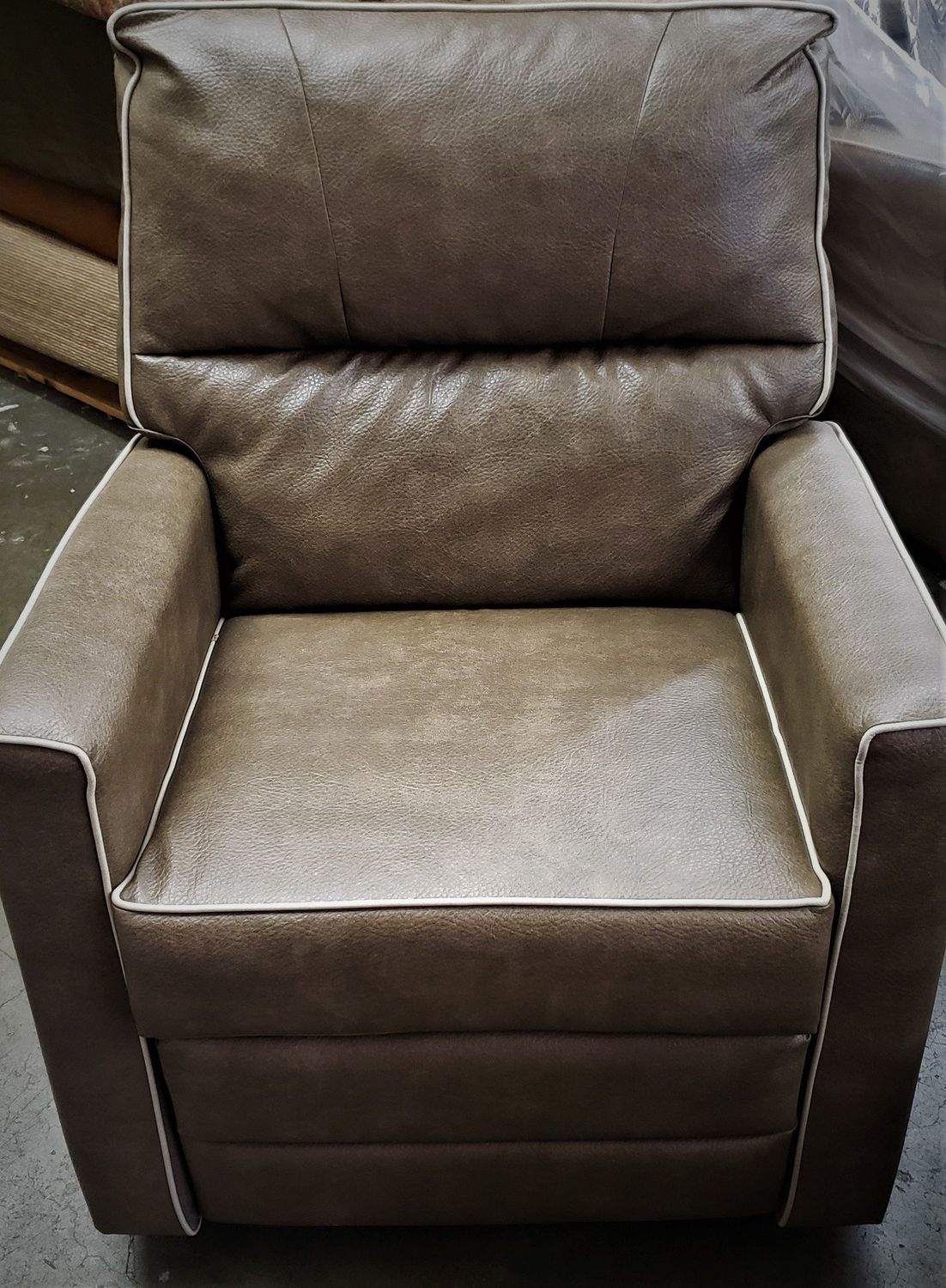 Upholstered RV Swivel Rocker Recliner Chair