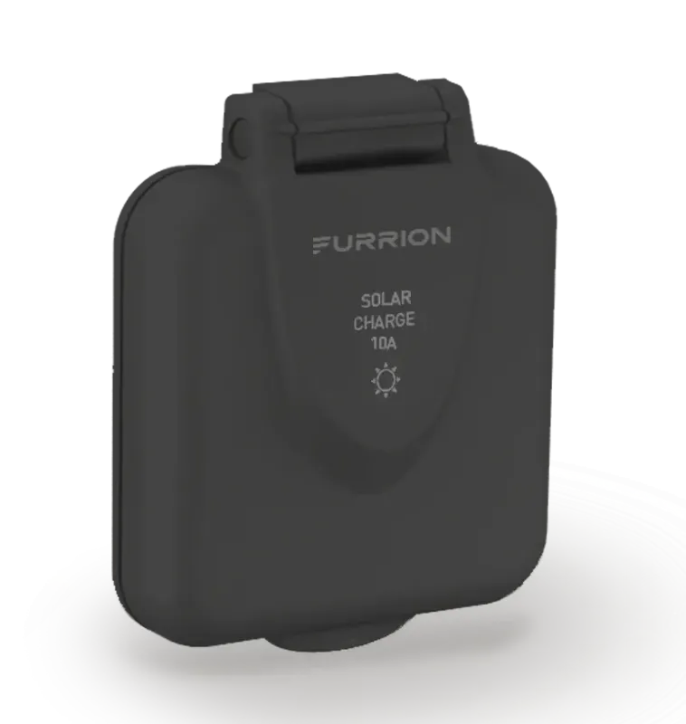 Solar Port Inlet Furrion Black