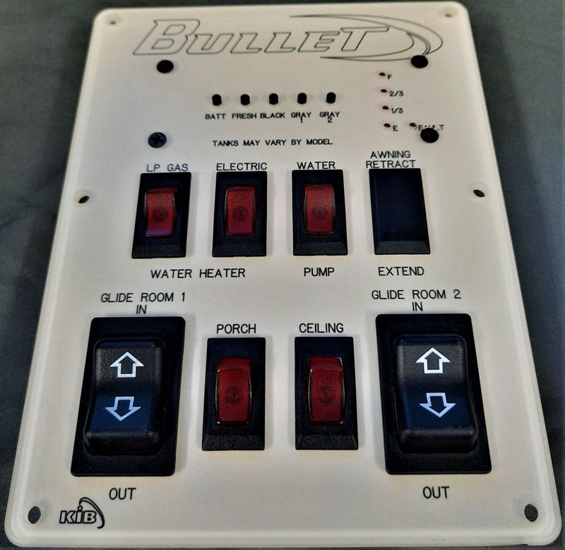 KIB Electronics Bullet Convenience Command Center Off White