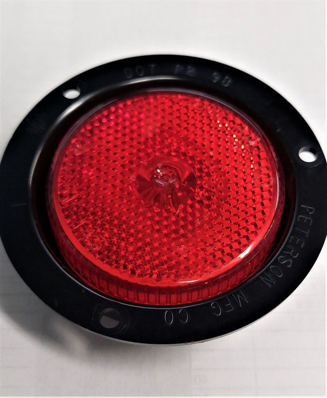Peterson 2.5" Round Amber Side Marker Clearance Light MC52AXB