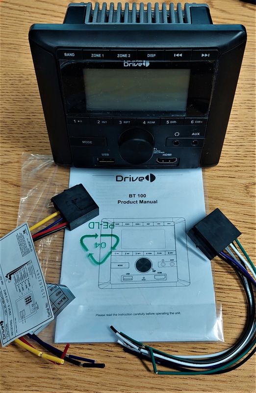 Drive BT 100 RV Stereo AM/FM Radio/Bluetooth/Aux-In Sound System