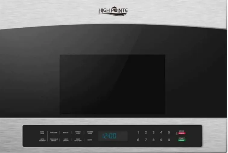 High Pointe Over The Range Microwave; 1000 watt; 24" EM038K6BA-S