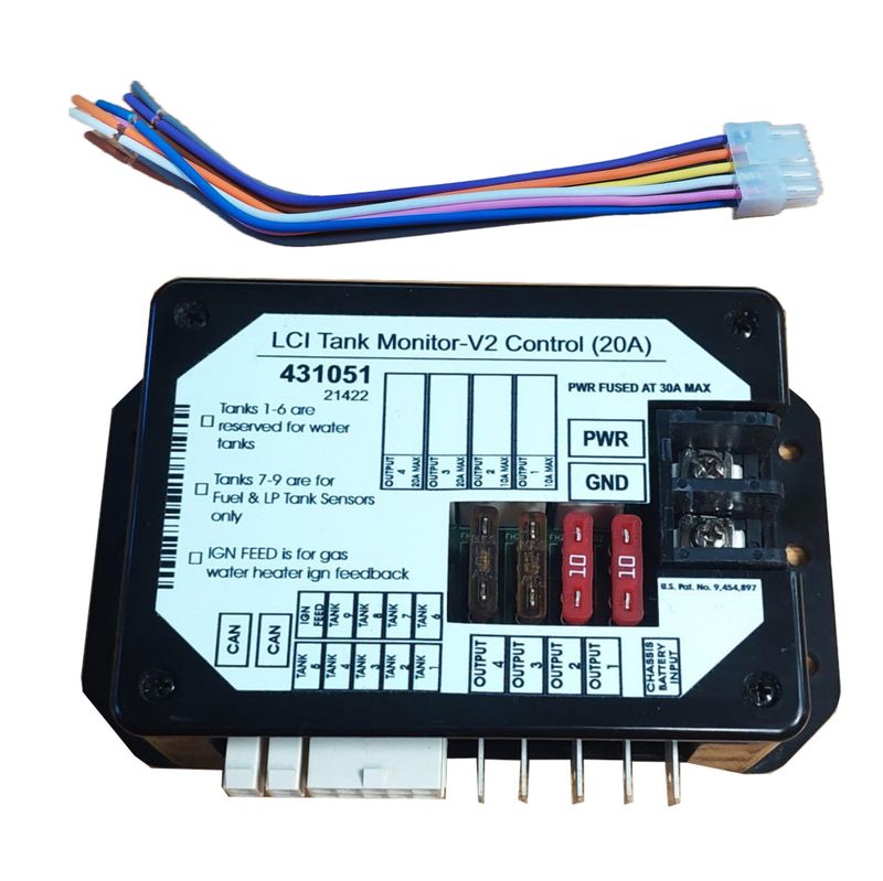 LCI 431051 Tank Monitor V2 Control Module Lippert Components