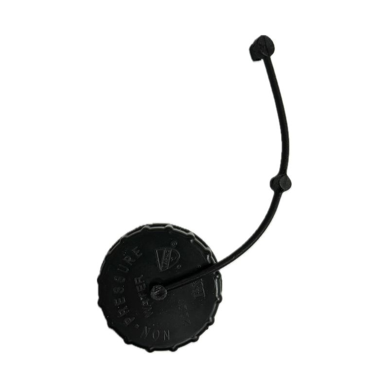 Valterra Fresh Water Gravity Inlet Cap w/ Lanyard Black Surplus