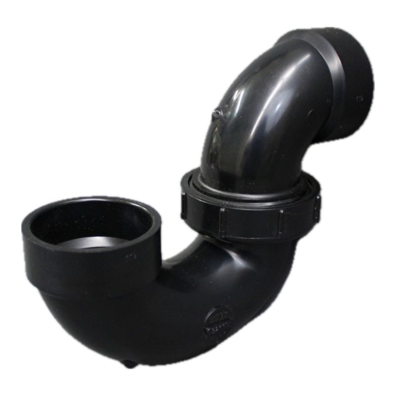 NIBCO 1 1/2" ABS Hub x Hub P Trap w/ Union Joint