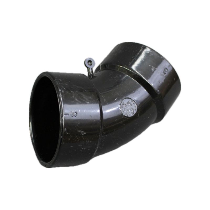 3" ABS 45° Hub x Hub