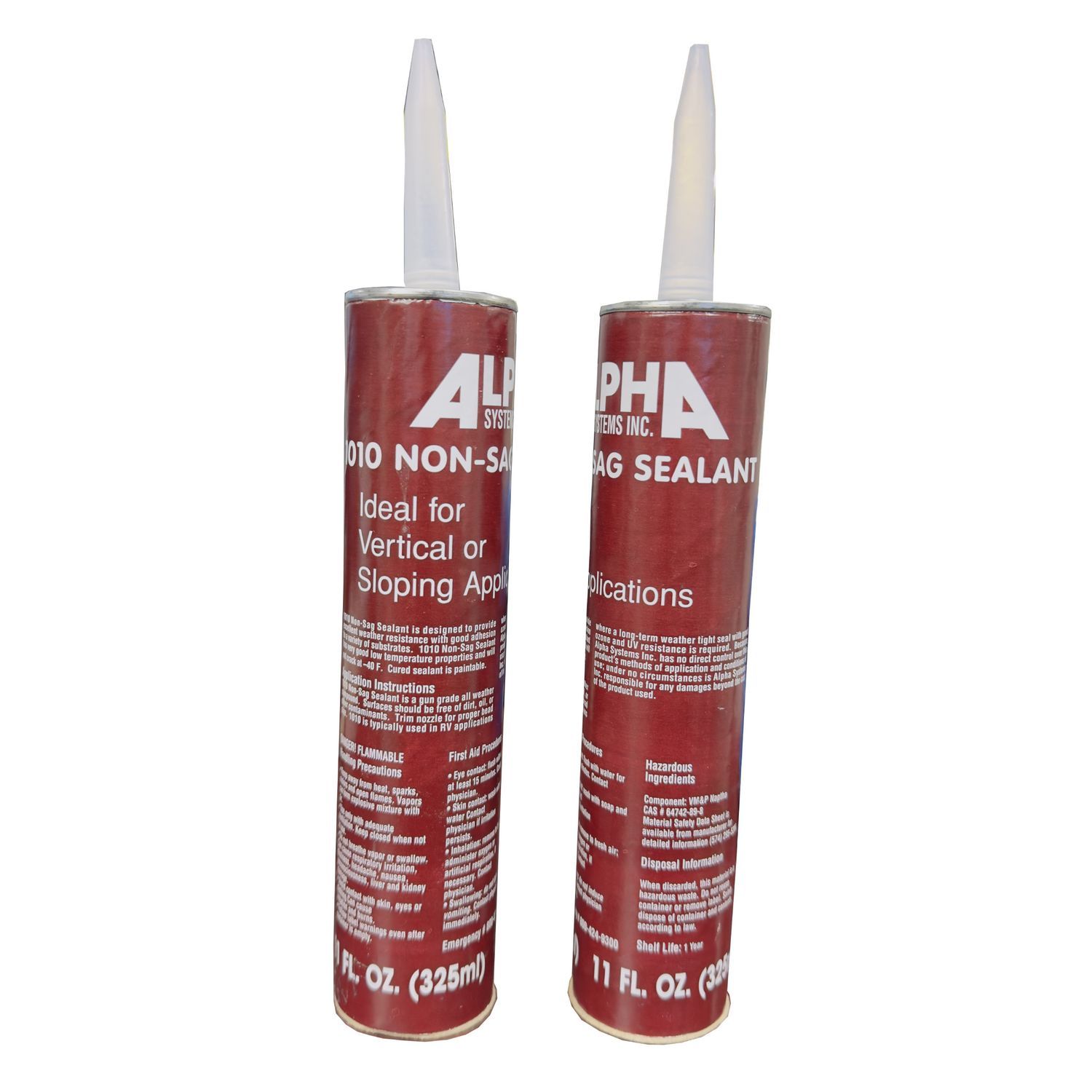 Alpha Sealant #1010 Non-Sag - Black