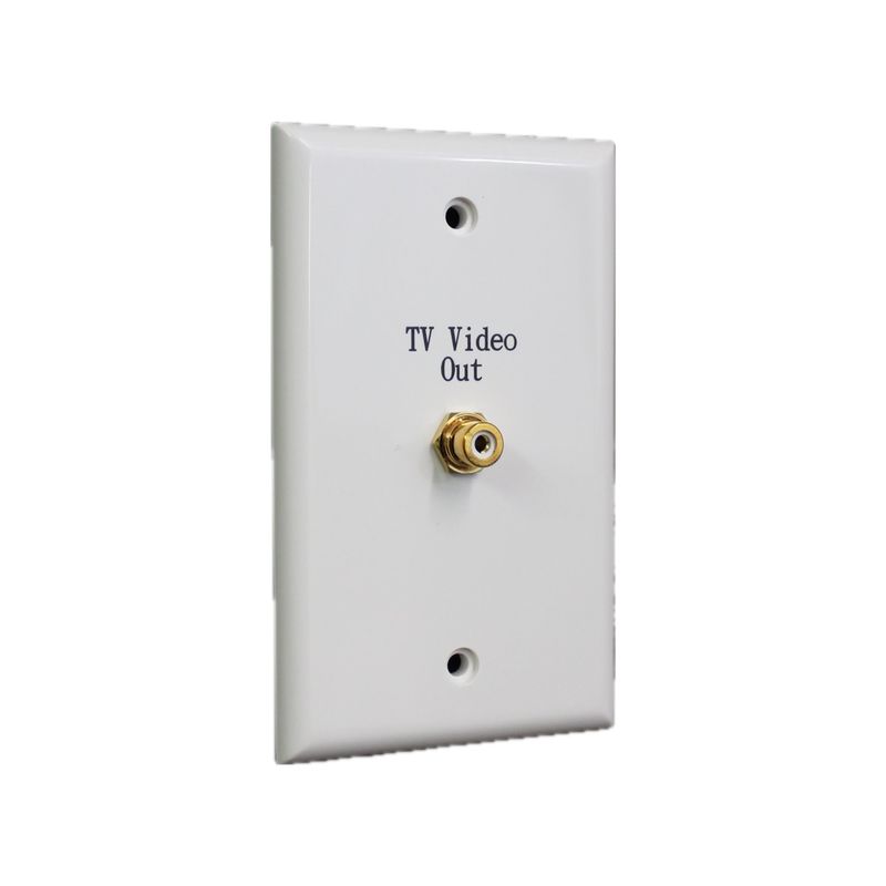 RCA Video Outlet Wall Plate