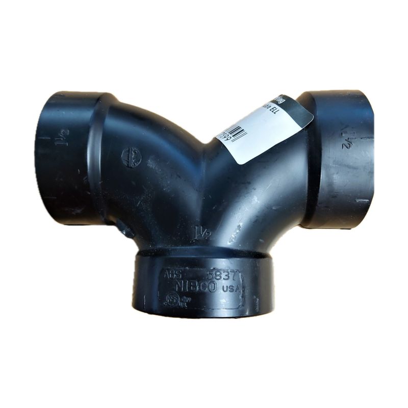 1 1/2" ABS Double Elbow