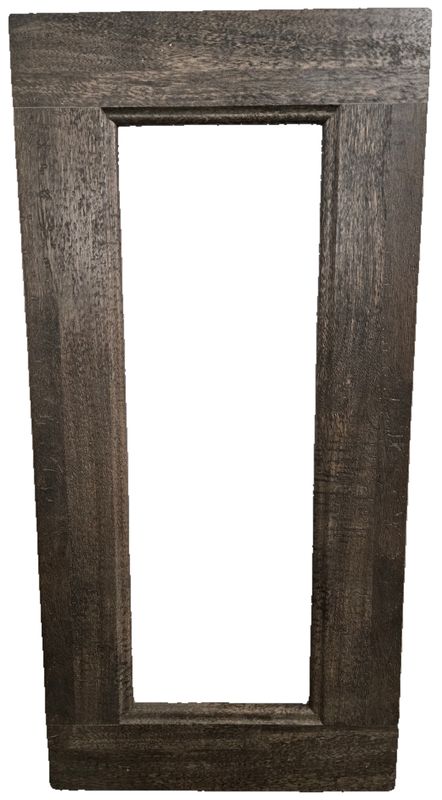 Cabinet Door Rustic Brown 10" x 21" Frame