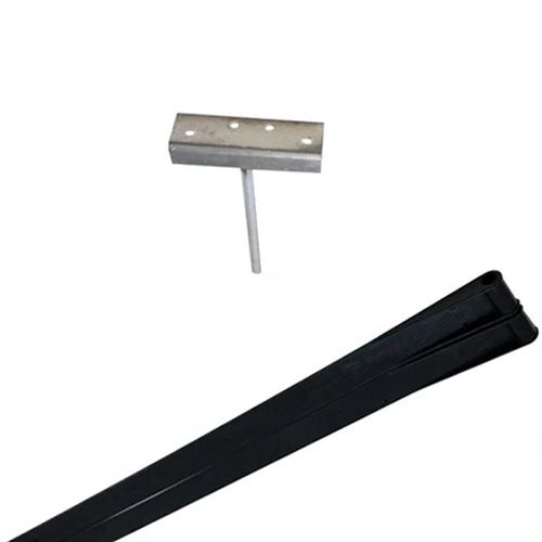 Slide Out Flex Guard for Wiring and Hoses - 51" x 1 1/2", 8" Post