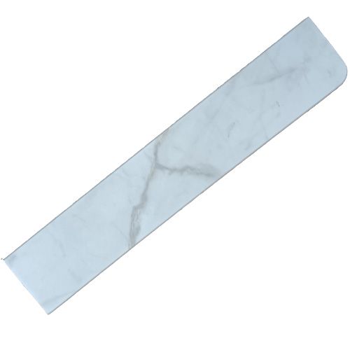 Kitchen Counter Top Trim 4 3/8" Wide with Curved End - Tiffany Crystal