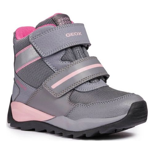 GEOX GIRL'S ORIZONT ABX WINTER BOOT GRY/PINK