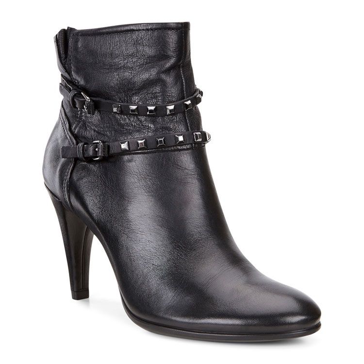 ECCO WOMEN'S SHAPE 75 SLEEK CASUAL BOOTS BLK