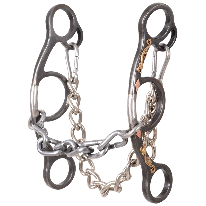 Sherry Cervi Long Shank Gag Barrel Chain Bit