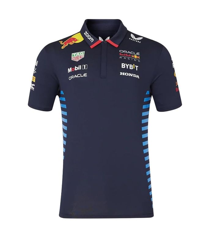 FORMULA 1 REDBULL CASTORE POLO SHIRT 2024 NAVY