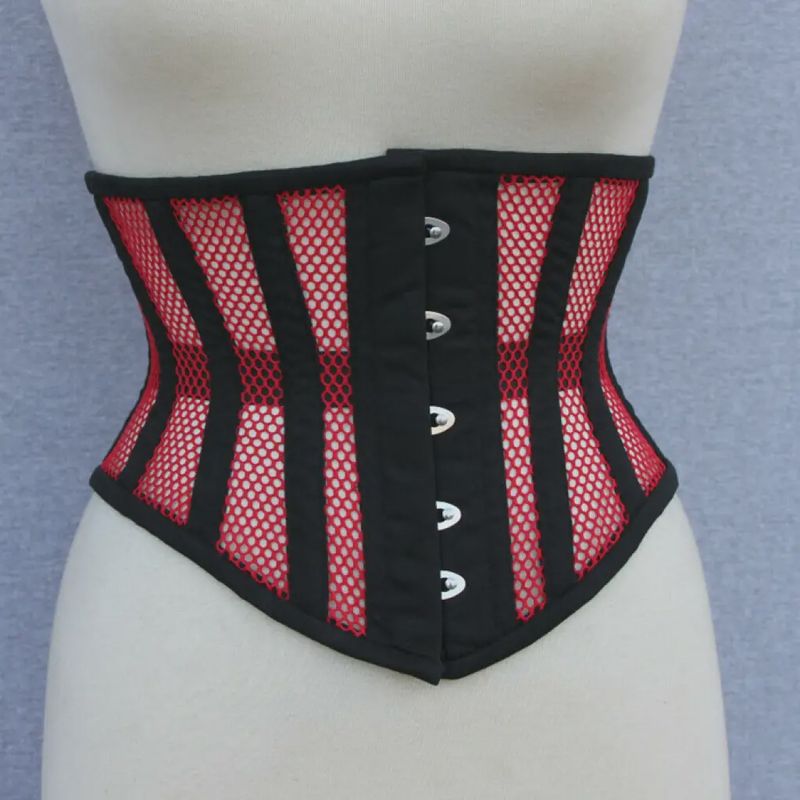 Corset Mesh Rouge TDA-NCS8541