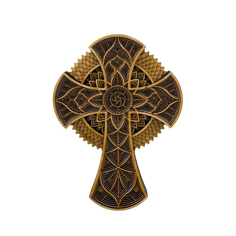 Layered Cross Design #5