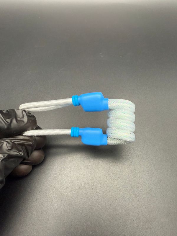 tuff tether premium original coil tether- frost